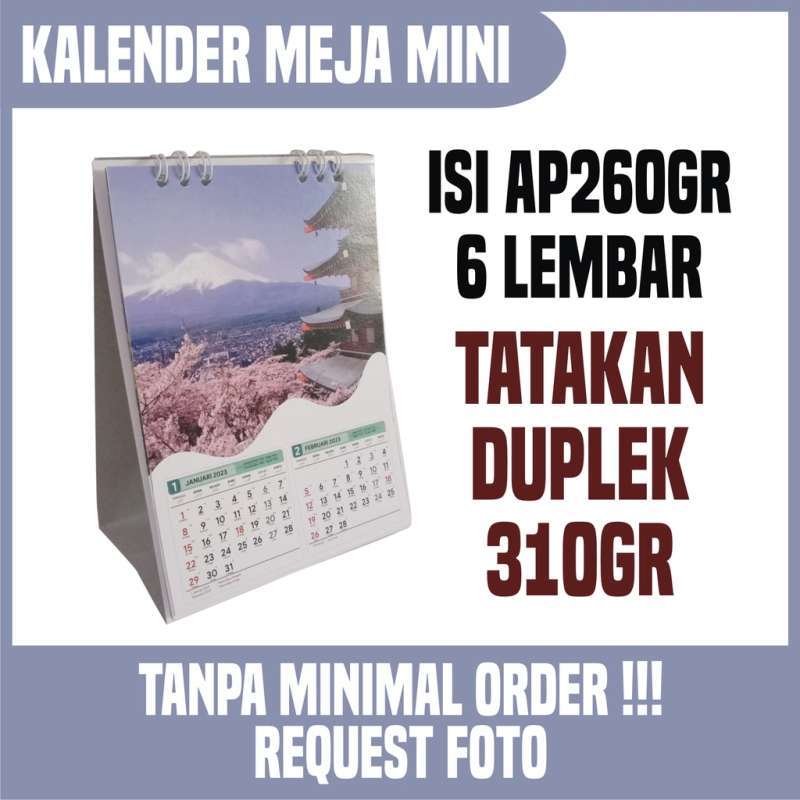 Jual Kalender Meja Mini 2024 Original Harga Termurah Mei 2024 | Blibli