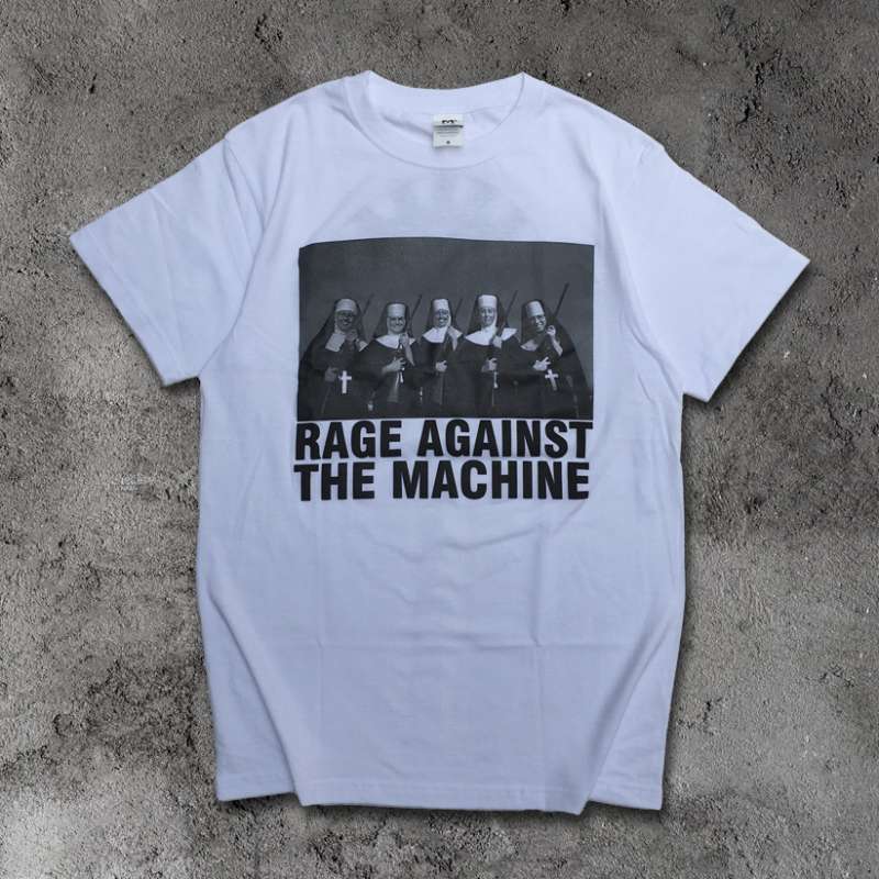 Promo T-shirt Kaos Band RAGE AGAINST THE MACHINE ( RATM ) - NUNS WITH ...