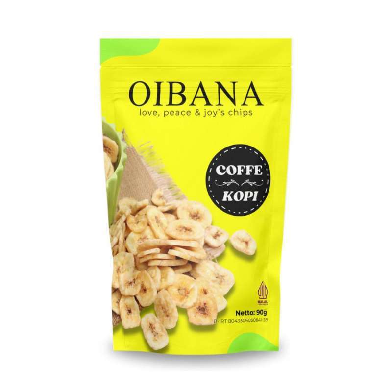 Jual Oibana - Banana Chips Coffee - Keripik Pisang Oibana Rasa Kopi di ...