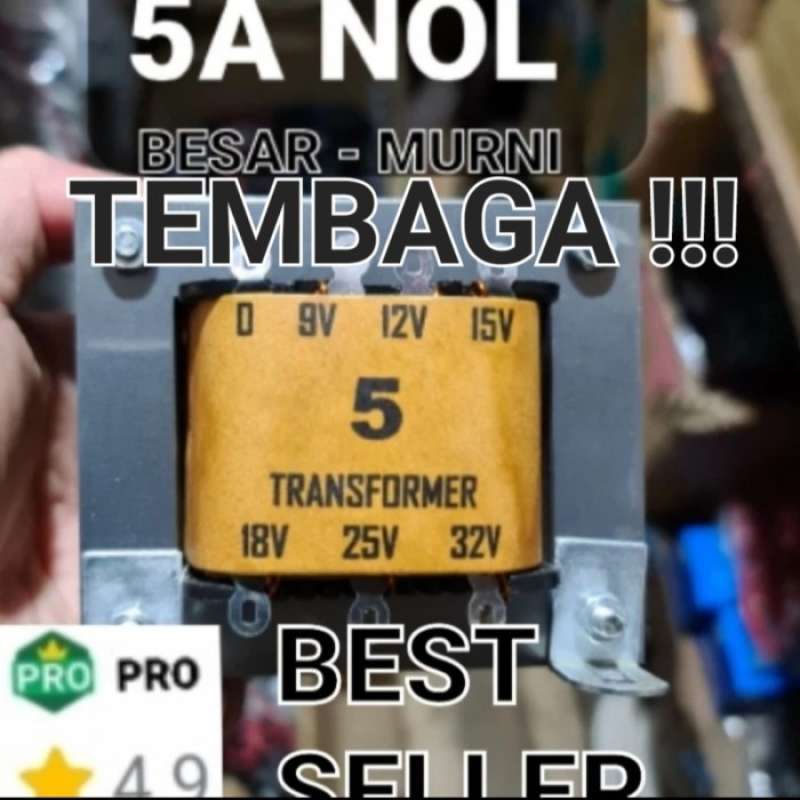 Promo NOL 5 B travo trafo 5a 5 a ampere besar murni kurae nol Diskon 23% di Seller Rhmd ...