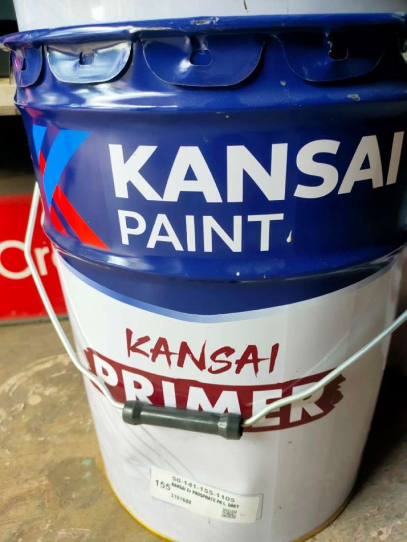 Promo Meni Cat Dasar Besi Zinchromate Kansai 155 Light Grey-Kemasan ...