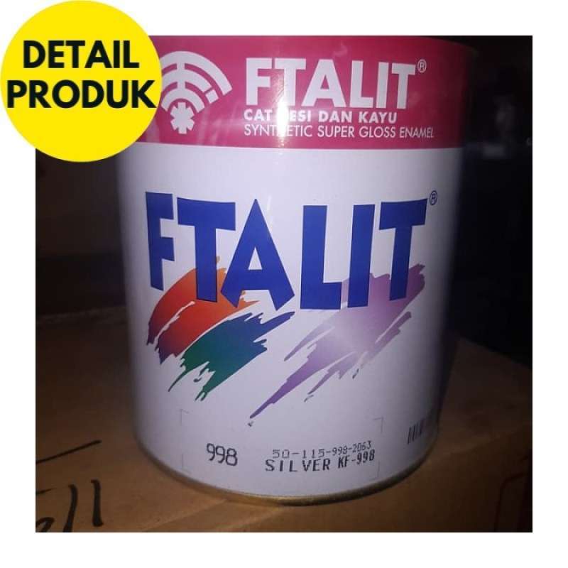 Promo Cat Minyak Kayu Dan Besi Ftalit Kansai Paint Warna Silver 1 Kg ...
