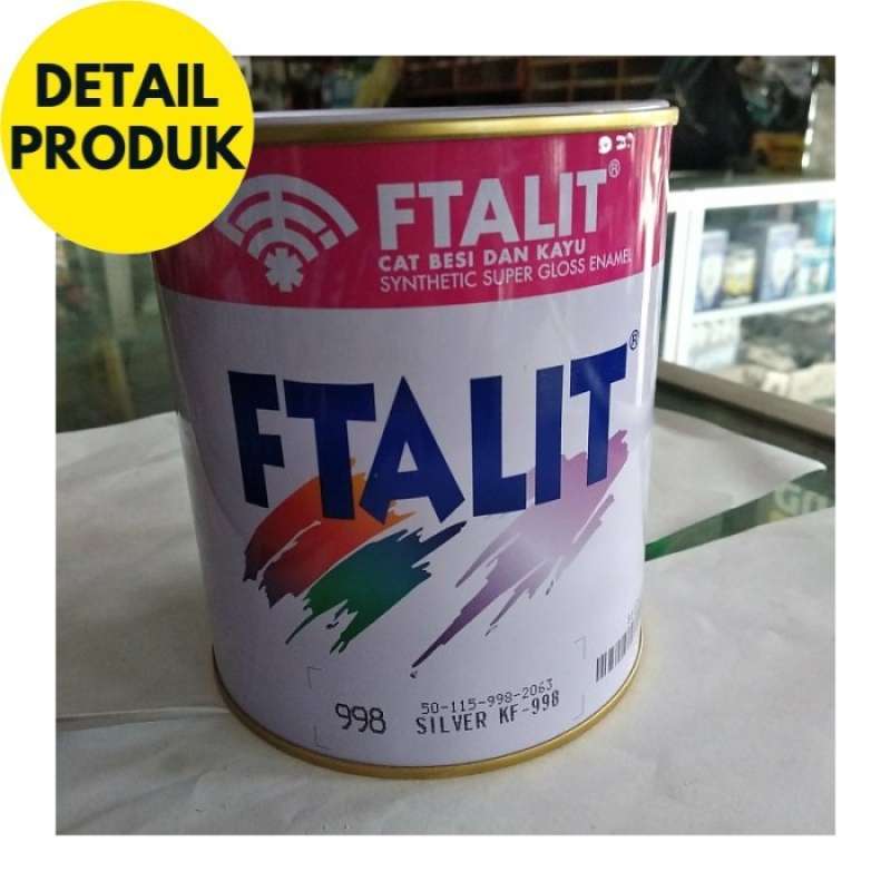 Promo Cat Minyak Kayu Dan Besi Ftalit Kansai Paint Warna Silver 1 Kg ...