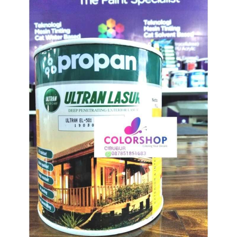 Promo Cat Kayu-Cat Plitur-Propan Ultran Lasur El-501 Red Wood-1L Diskon ...