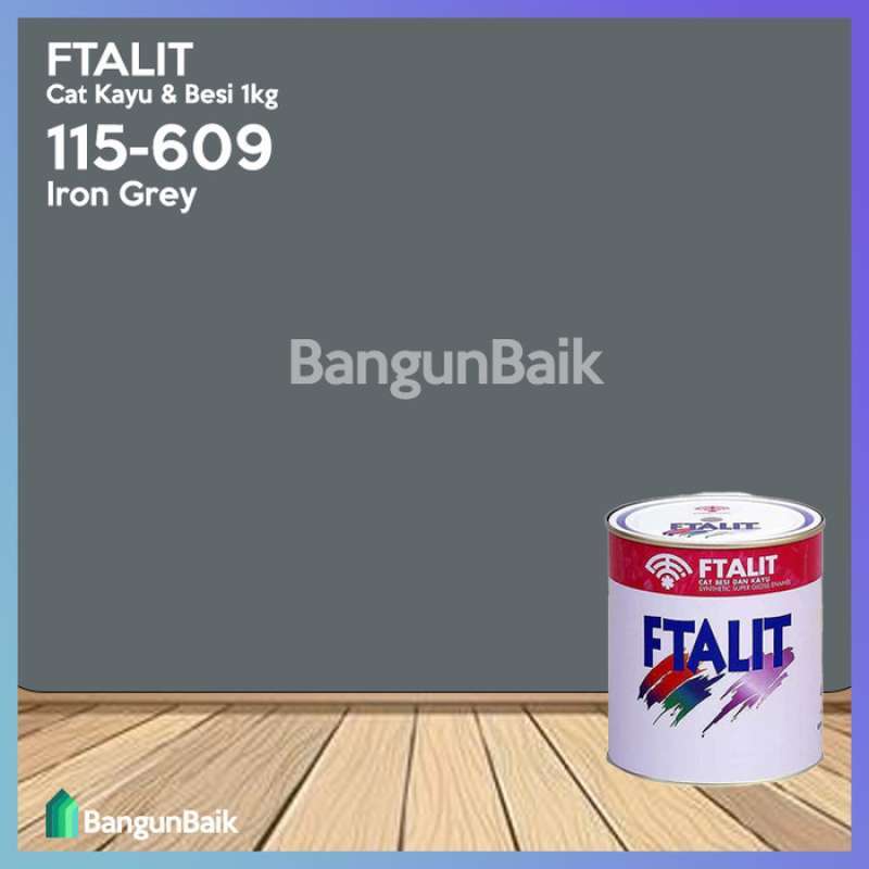 Promo Kansai Ftalit 609 Iron Grey 1Kg / Cat Kayu Dan Besi Ftalit 115 ...