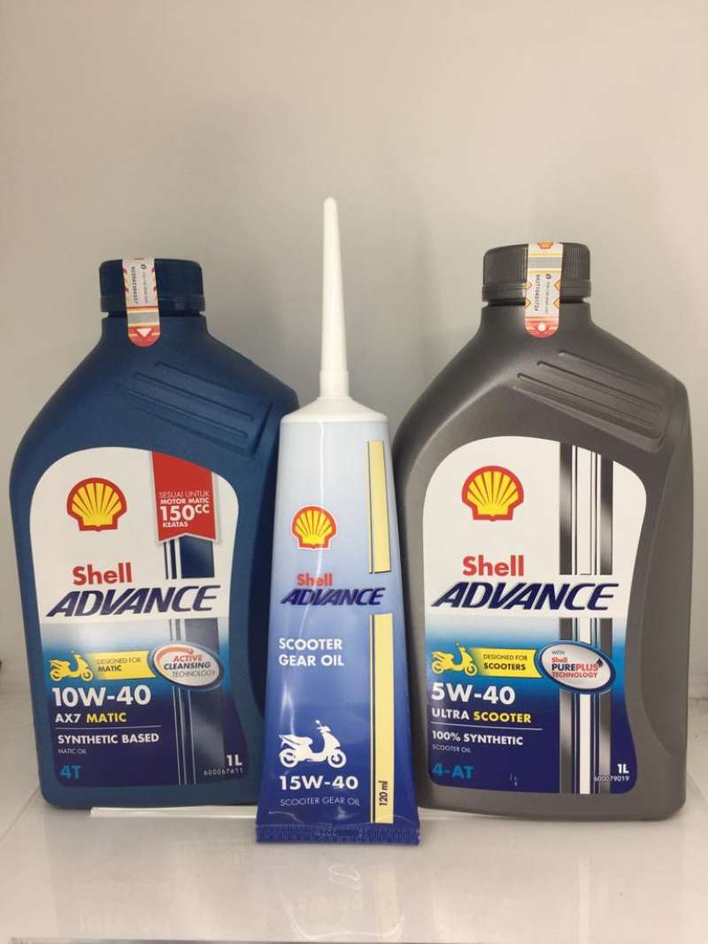 Promo Shell Advance Matic , Pelumas Motor Matic Varian AX7 & Advance ...