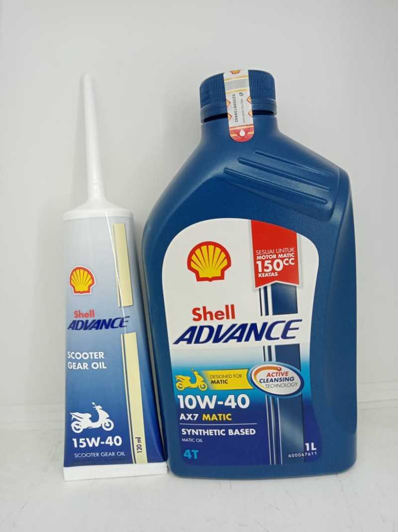 Promo Shell Advance Matic , Pelumas Motor Matic Varian AX7 & Advance ...