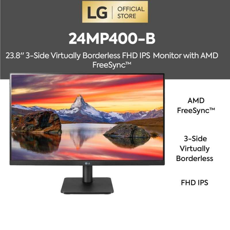 Jual Monitor LED LG 24MP400-B 1ms 75hz Gaming Full HD 24inch di Seller ...