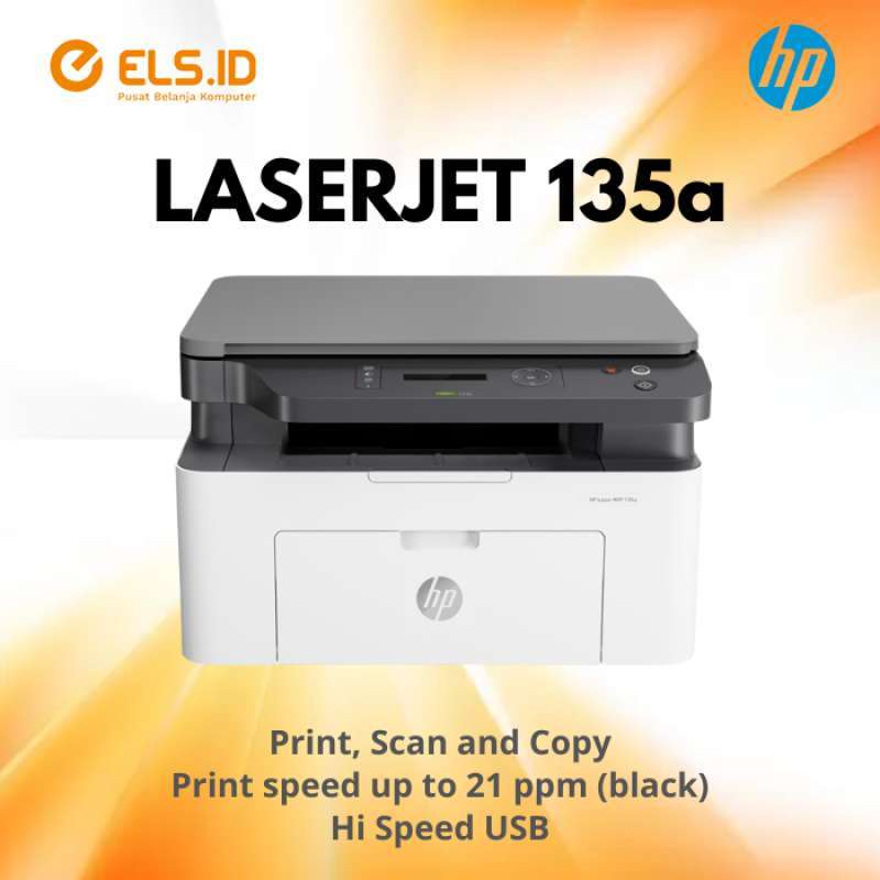 Promo Hp Laserjet 135a Monochrome Print Scan Copy Diskon 4% Di Seller Els Computer Official ...