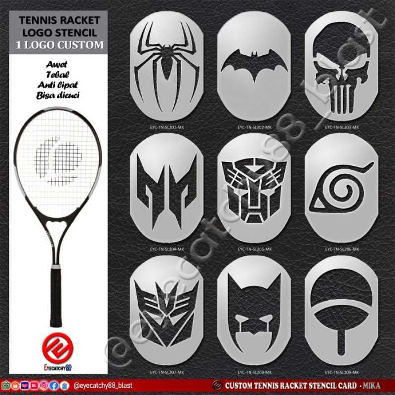Jual Tennis Custom Logo - Cetakan Raket / Logo Raket/ Logo Tenis - Mika ...