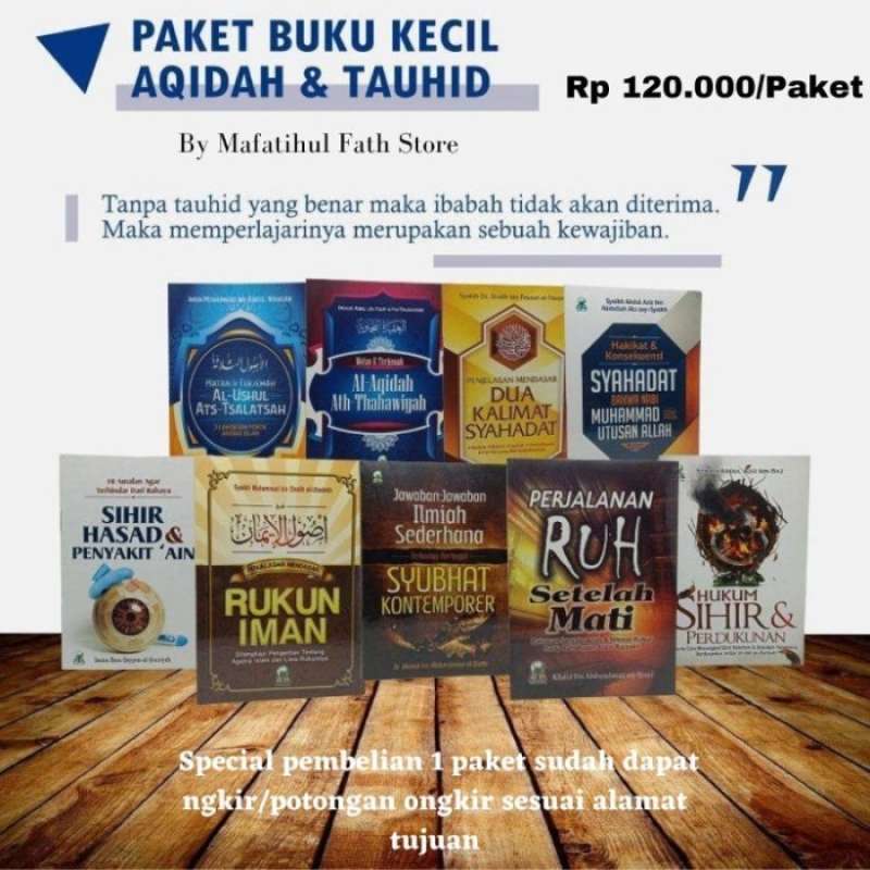 Promo Paket Buku Kecil Aqidah Dan Tauhid Diskon 23% di Seller Emerald ...