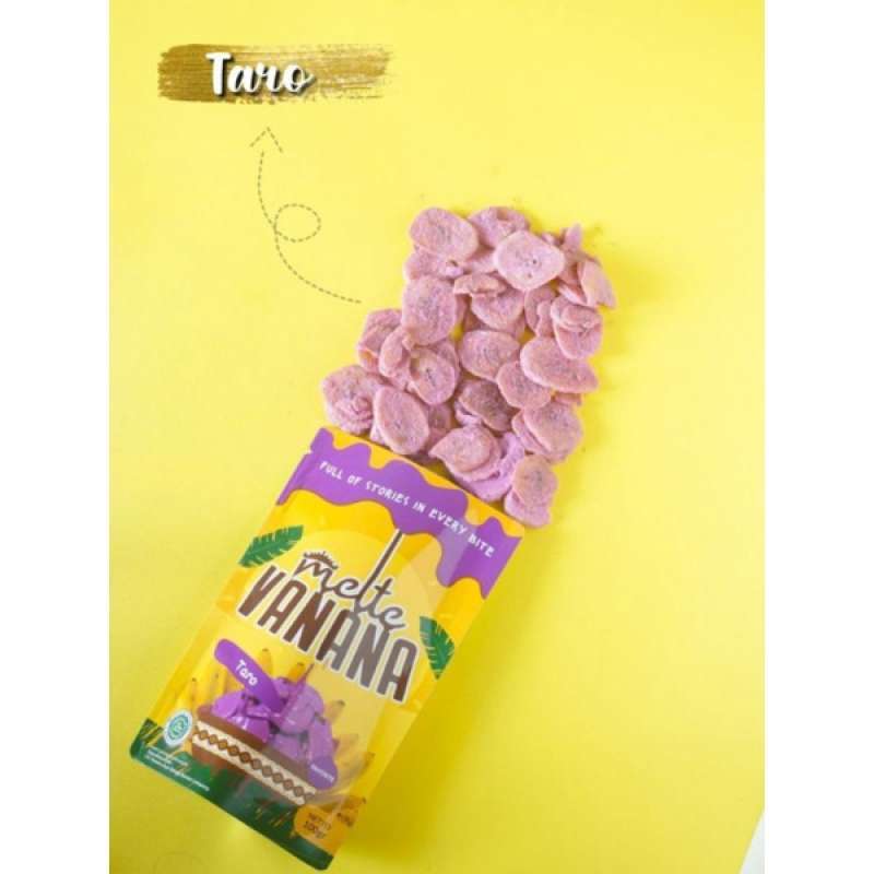 Promo Keripik Lumer Melte Vanana . keripik lampung Rasa Taro Diskon 8% ...