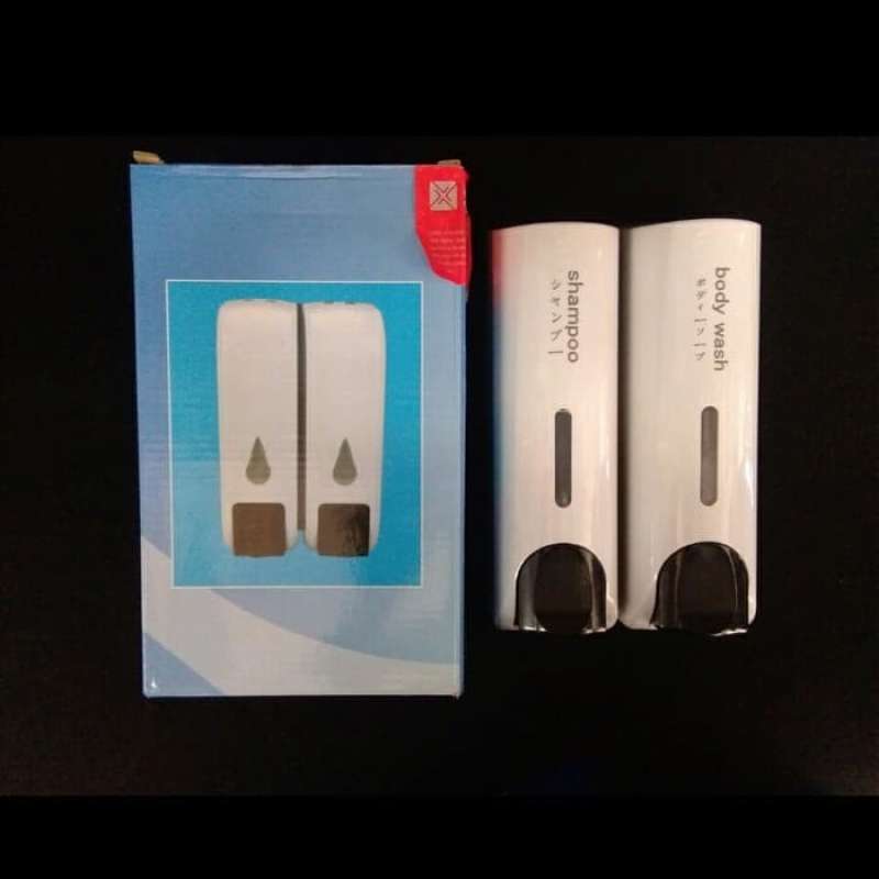 Promo Promo Soap Dispenser Subron Double White /Tempat Sabun Cair ...