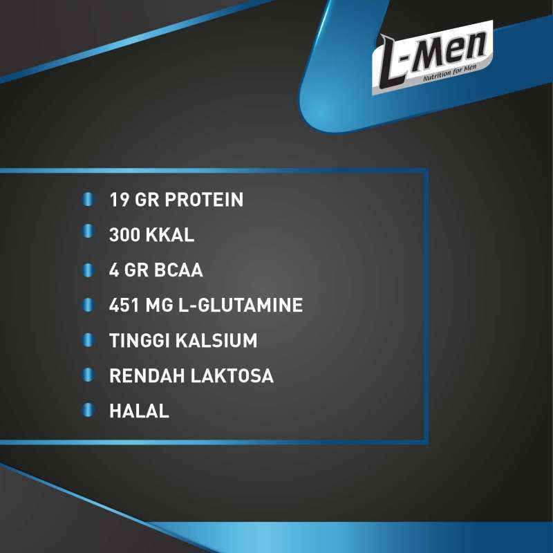 Promo Bulking Starter Pack: L-men Gain Mass Chocolate 500gr & L-men ...