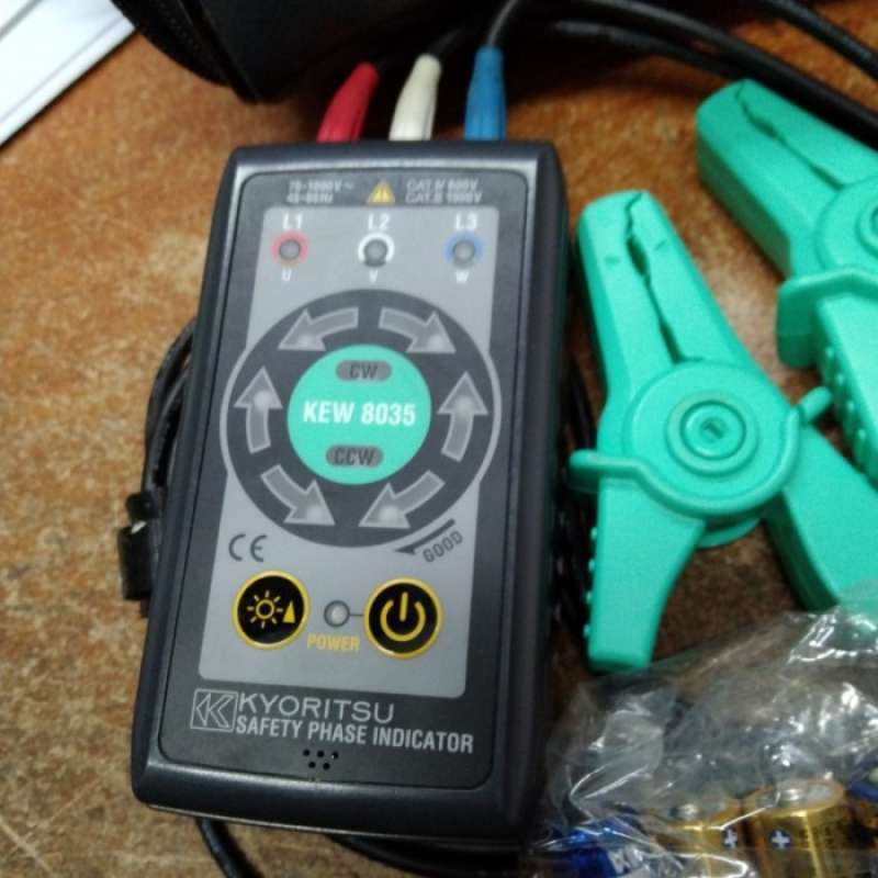 Promo KYTSU 8035 ALAT UKUR ARUS 3 FASA NON-CONTACT PHASE INDICATOR ...