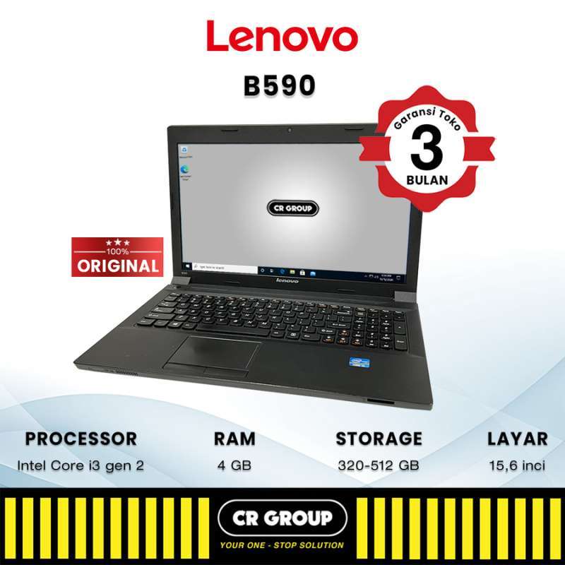 Jual Laptop Lenovo ThinkPad Edge B590 Intel Core i3 [RAM 4GB/ Storage ...