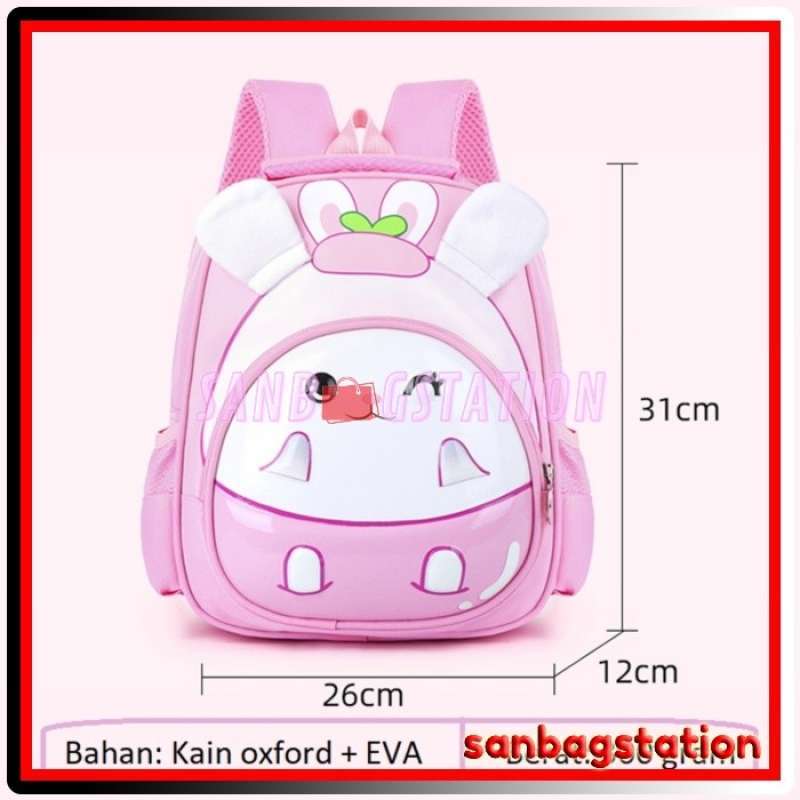 Jual Tas Ransel Anak Sekolah PG Paud TK SD Les Cewek Cowok Import Backpack - RTB08 BabyShark di ...