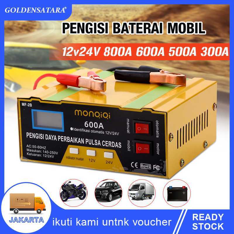 Promo Charger Aki Mobil Lead Acid Battery Charger 12V/24V6 800AH Bisa Untuk Charger Aki Motor ...