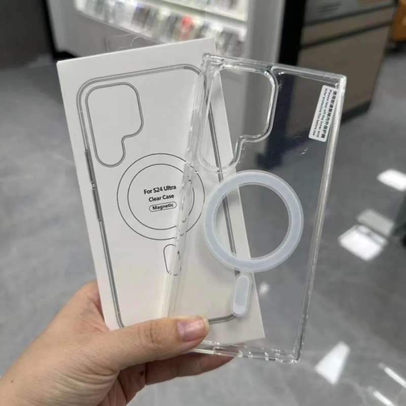 Promo Samsung S24 Ultra Premium Case Clear Magsafe Type Diskon 33% di ...