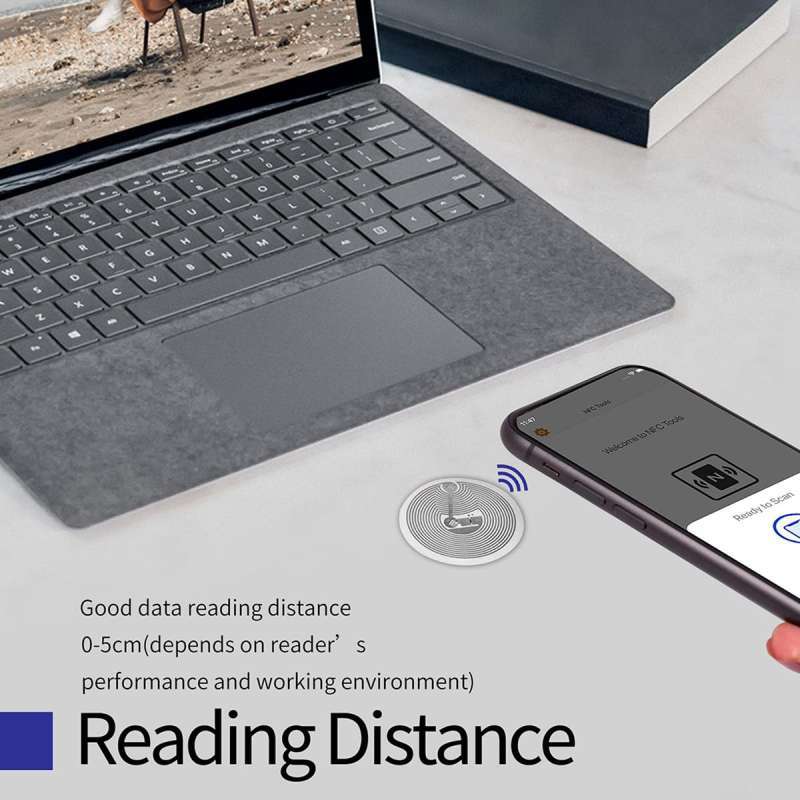 Promo 1000 Lembar NFC Smart Card Tags Sticker Kepingan NTAG213 M1 Dapat ...