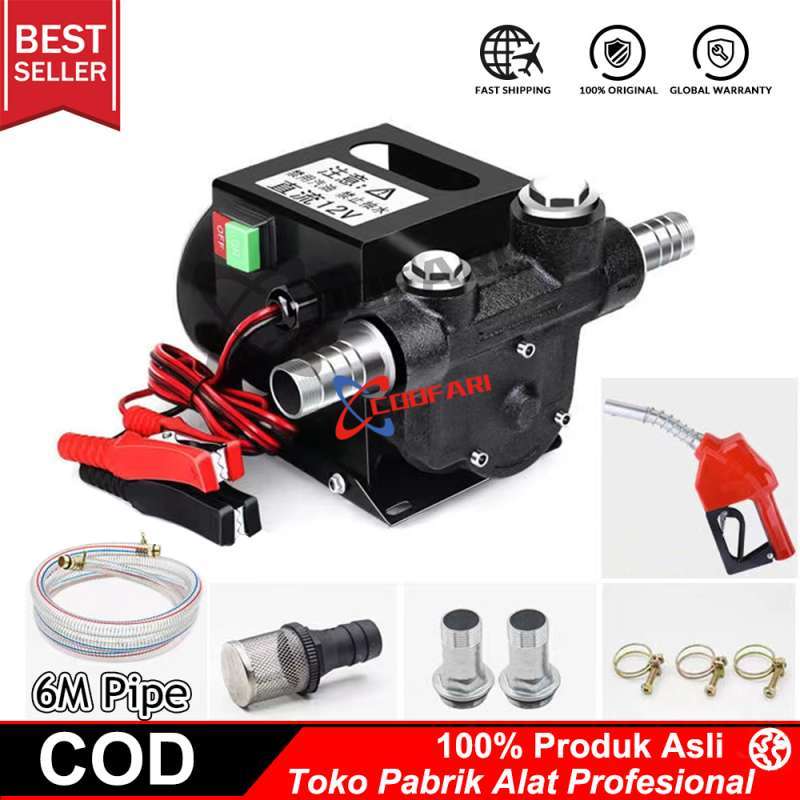 Promo Pompa DC 12V 80L/Menit / Pompa Minyak Elektric 80L/min / Pompa ...