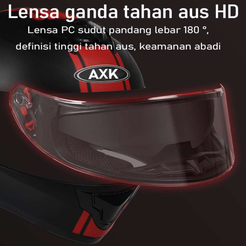 Promo Barang Spot+ AXK Helm full face Tersedia 3 warna Lapisan bantalan ...