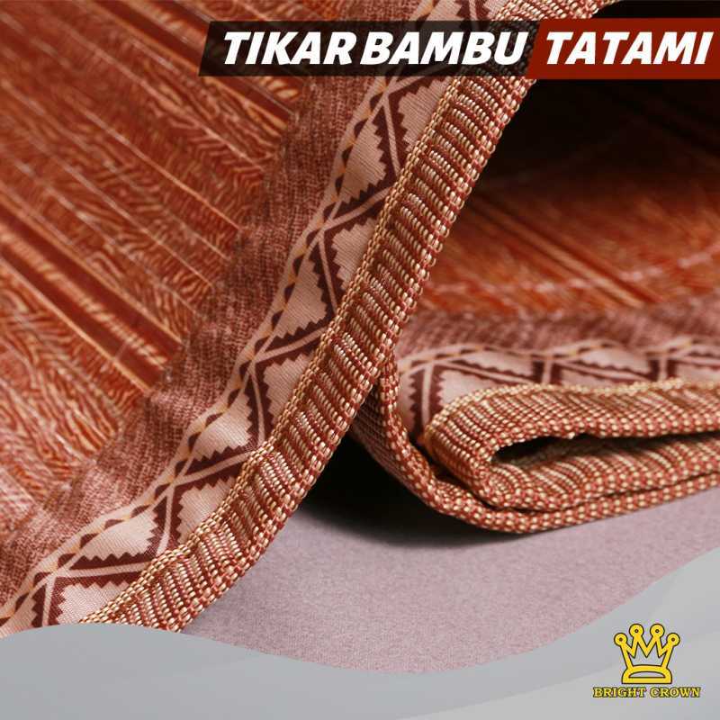 Promo FREE BAG Tikar Bambu Tatami / TIkar Lipat Bambu Tatami 2 Ukuran ...