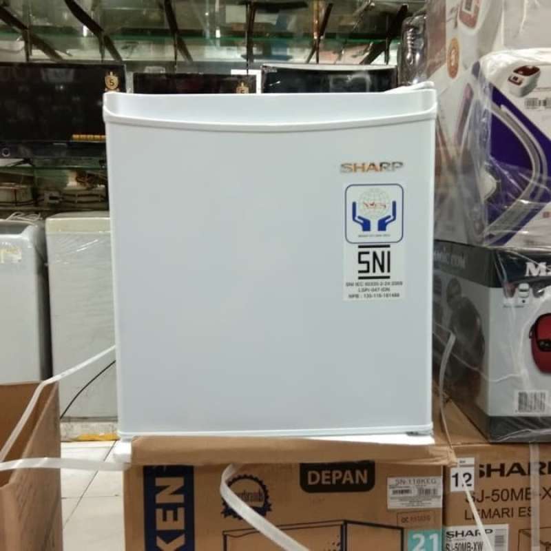 Promo New Kulkas Portable Sharp Sj-50Mb-Xw Kulkas Mini Bar Resmi Diskon ...