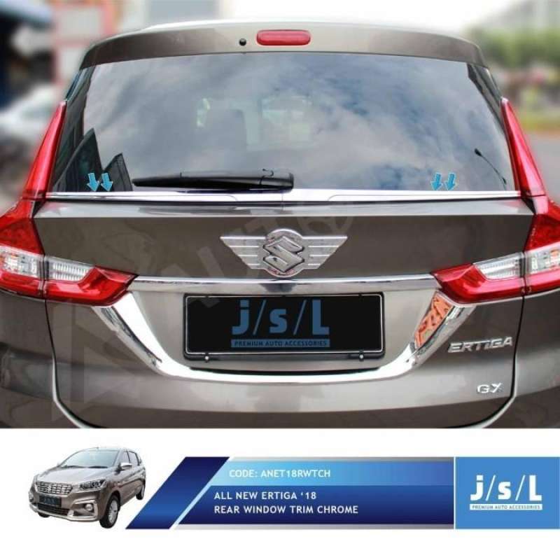Jual new!! JSL List Kaca Belakang All New Ertiga 2018 Rear Window Trim ...