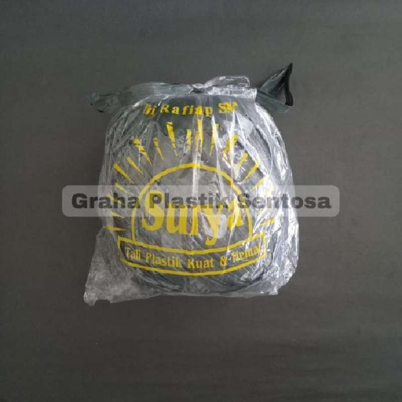 Jual Tali Rafia Hitam Ukuran 5ons dan 1kg di Seller Graha Plastik ...