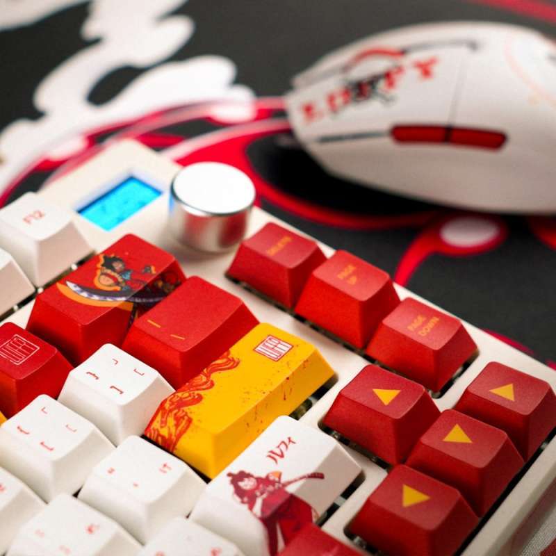 Jual Fantech One Piece Keycaps SET LUFFY PBT DYE SUB Cherry Profile ...