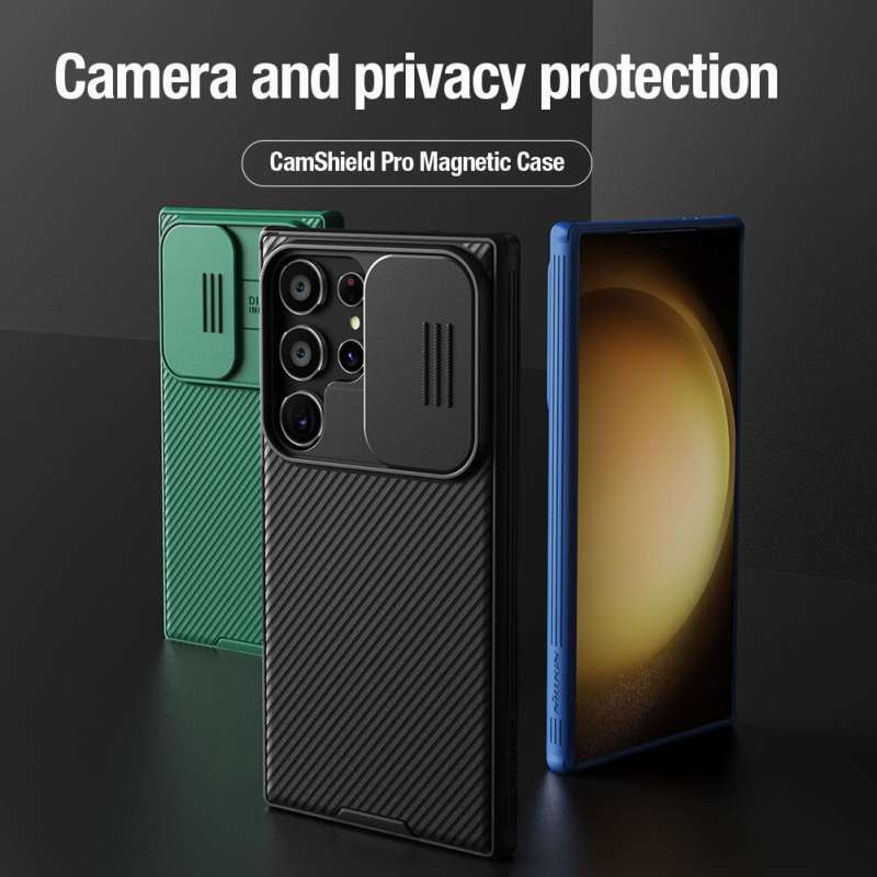 Jual Case Samsung Galaxy S24/Ultra/Plus Nillkin CamShield Pro Magnetic MagSafe Camera Cover ...