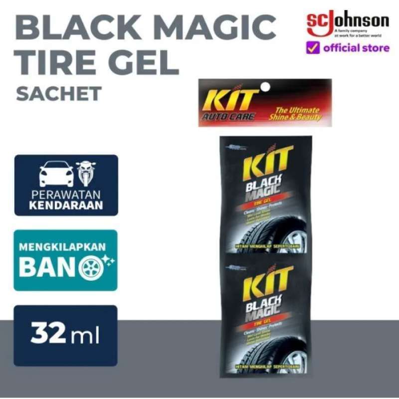 Jual [Isi 12 Sachet] KIT Black Magic Tire Gel Sachet Hanger 32ml di ...
