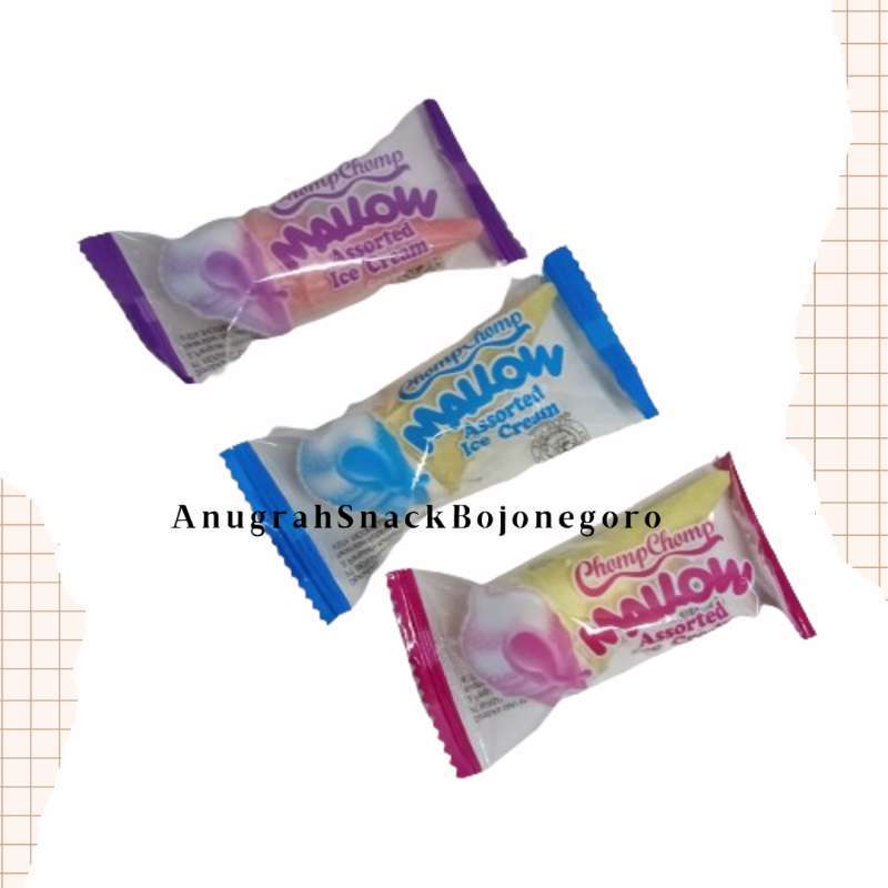 Jual ChompChomp Mallow Marshmallow Aneka Rasa Bentuk Es Krim 96gr di ...