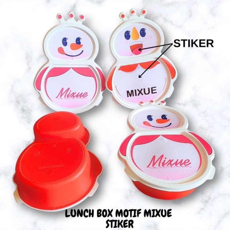 Jual Lunch Box Mixue Kotak Makan Kotak Bekal Anak Sekolah Paud / TK di ...