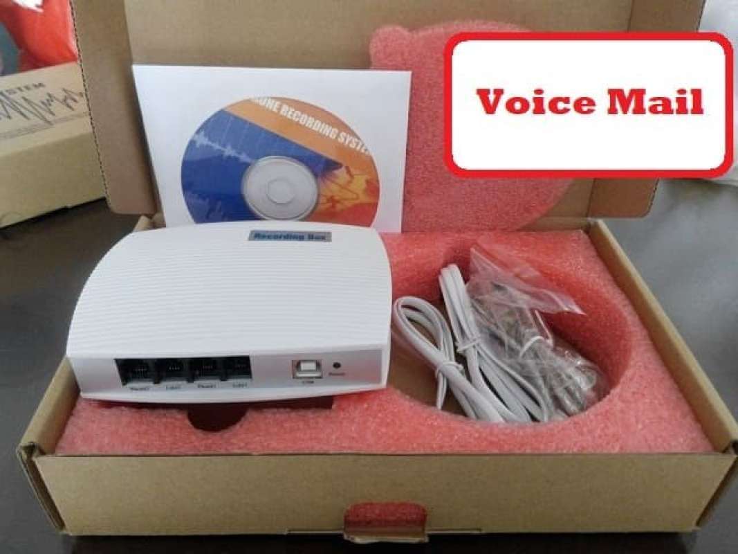 Promo ALAT REKAM TELEPON USB 2 LINE VOICE LOGGER PEREKAM VOICE MAIL VM ...