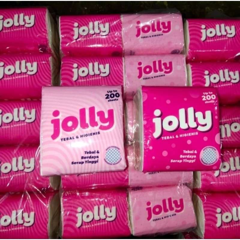 Jual ( 1 Pcs ) Tisu Jolly Kecil Pop Up Tissue Kuliner 90 Gram Isi 200 ...