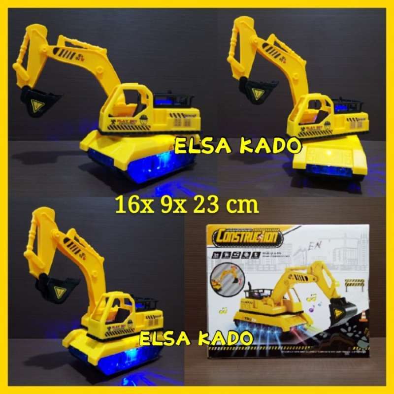 Promo MAINAN BEKO TRUCK EXCAVATOR CONSTRUCTION BUMP AND GO ALAT BERAT ...