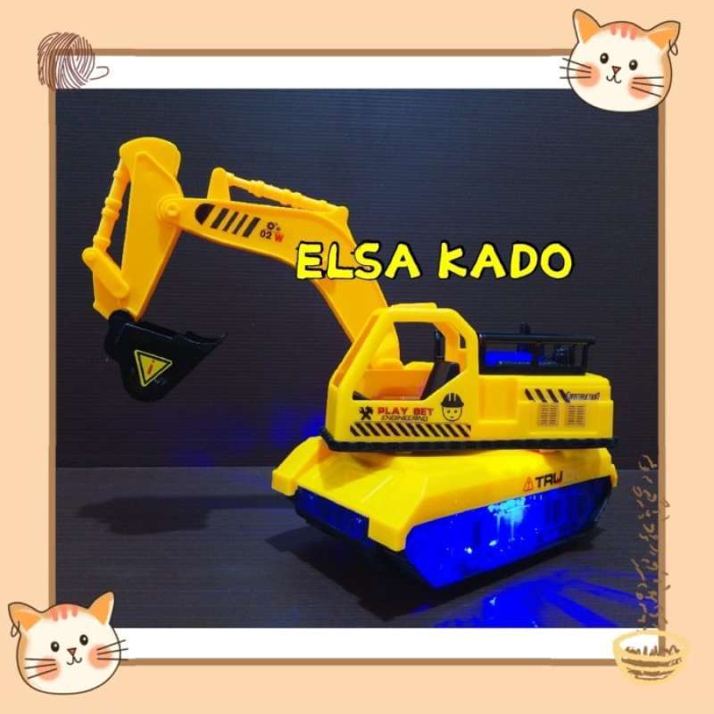 Promo MAINAN BEKO TRUCK EXCAVATOR CONSTRUCTION BUMP AND GO ALAT BERAT ...