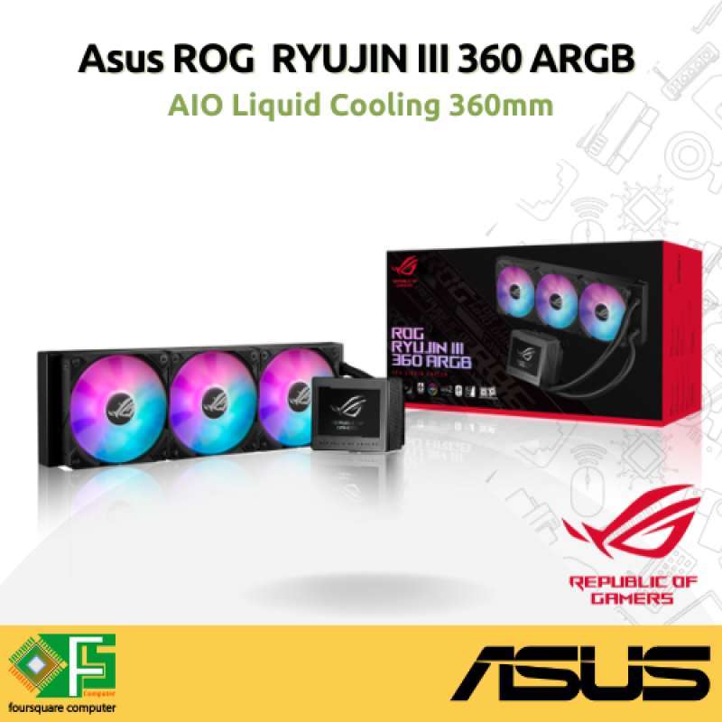 Jual Asus ROG RYUJIN III 360 ARGB | AIO Liquid Cooler Water Cooling ...