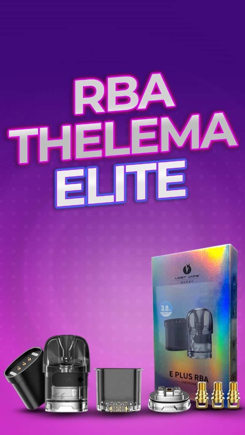 Jual E Plus Rba Cartridge Thelema Elite 40 Rba 3ml Authen By Lost Vape ...