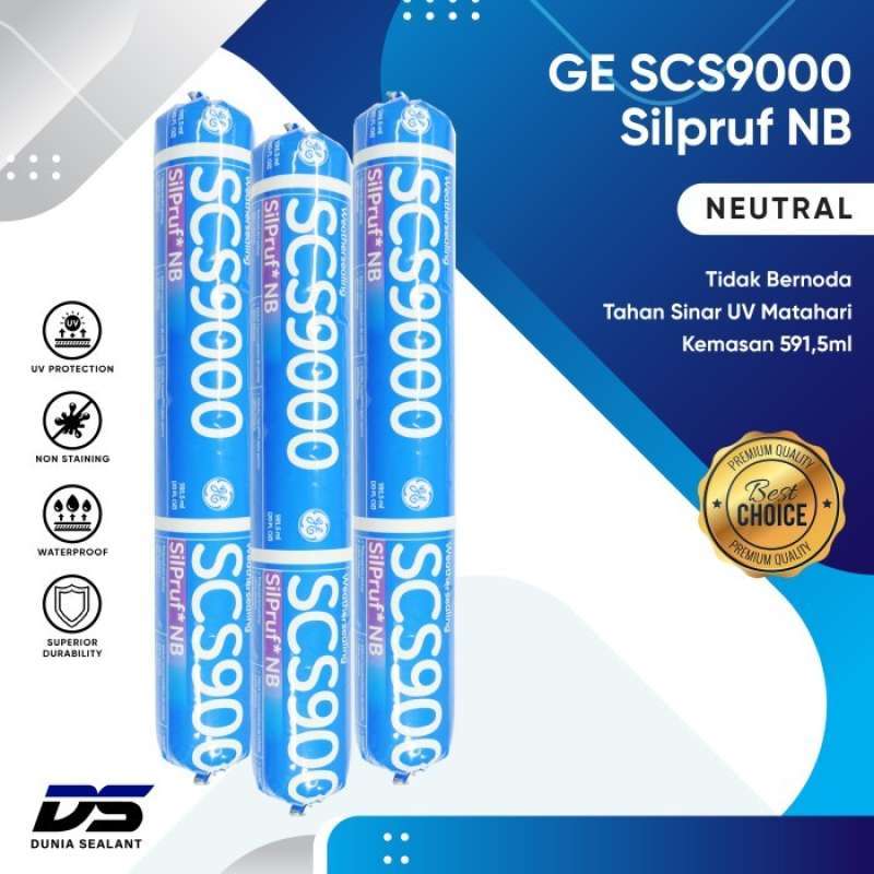 Jual GE SCS 9000NB Silpruf NB Non-Staining Silicone Weatherproofing ...