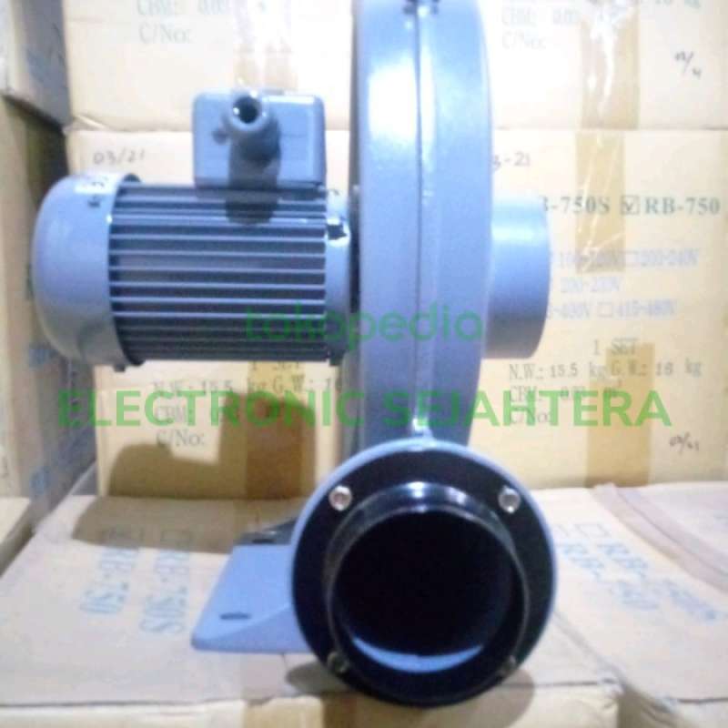 Promo TURBO BLOWER TAIWAN TYPE CX-75SA/1/2HP/0,4KW CHUANFAN/CHUAN FAN - - 380v 3phase Diskon 50% ...