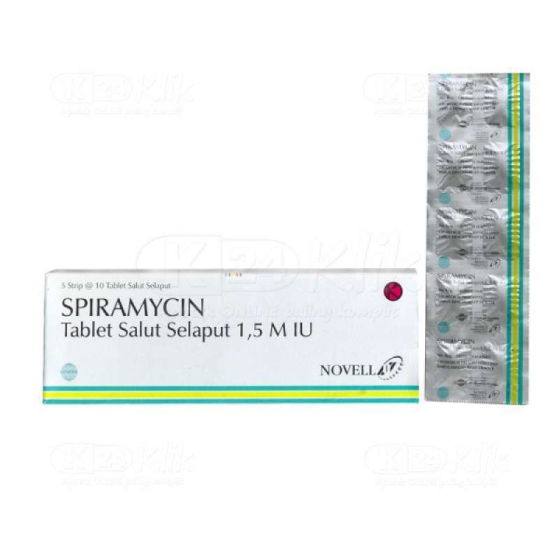 Jual SPIRAMYCIN NOVELL 500 MG 10 TABLET di Seller Apotek MOSE Official ...
