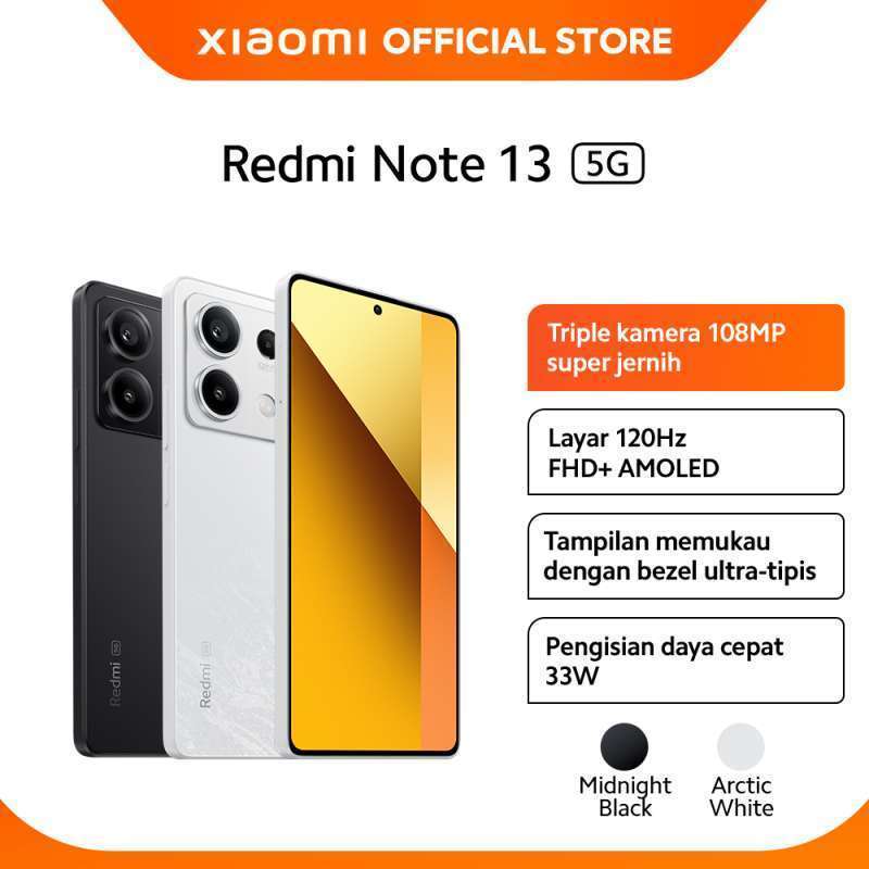 Jual Official Xiaomi Redmi Note 13 5g | Tiga Kamera 108 Mp Super Jernih ...