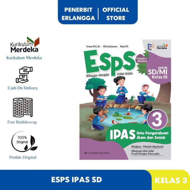 Jual ESPS IPAS SD/MI KLS.3/KM di Seller Penerbit Erlangga - Penerbit ...
