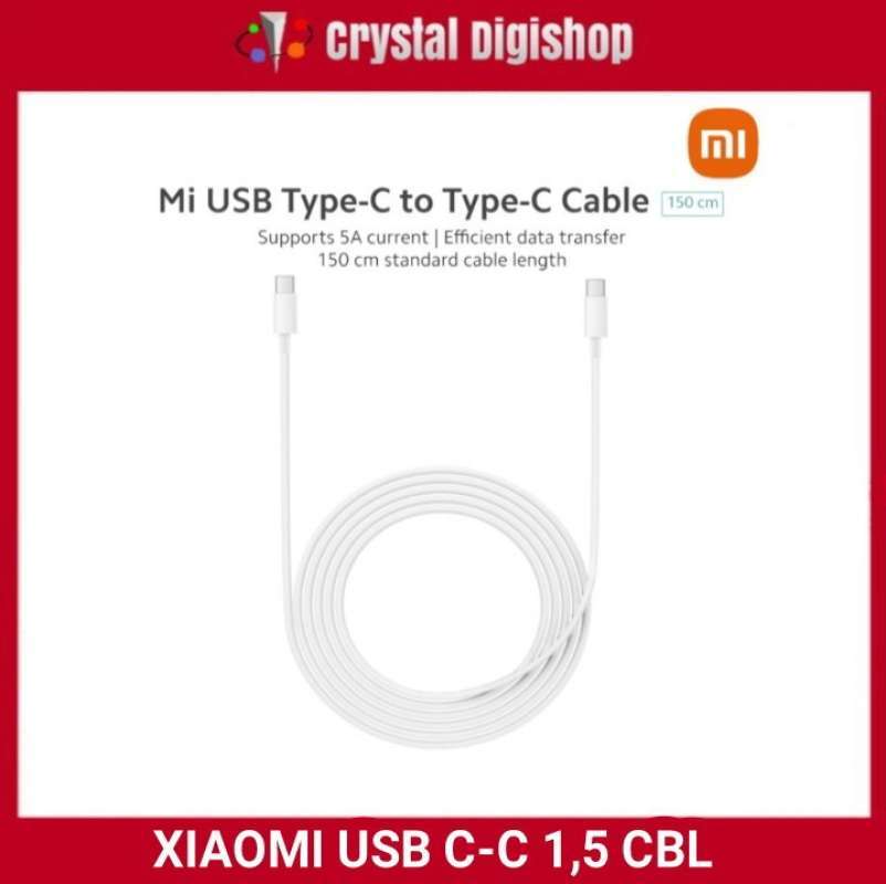Jual Xiaomi Mi Usb Type-c To Type-c 1,5 Meter Cable Di Seller Crystal ...