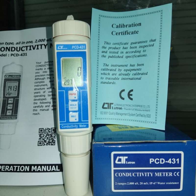 Promo LUTRON PCD-431 CONDUCTIVITY METER Asli Original Diskon 35% di Seller ISTANA BAHRI STORE ...
