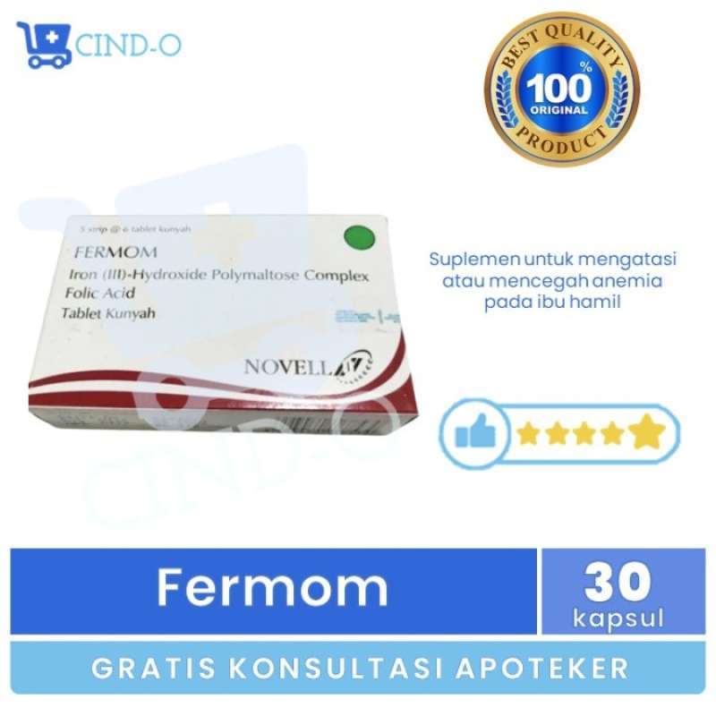 Promo Fermom I Suplemen untuk mengatasi atau mencegah anemia pada ibu ...