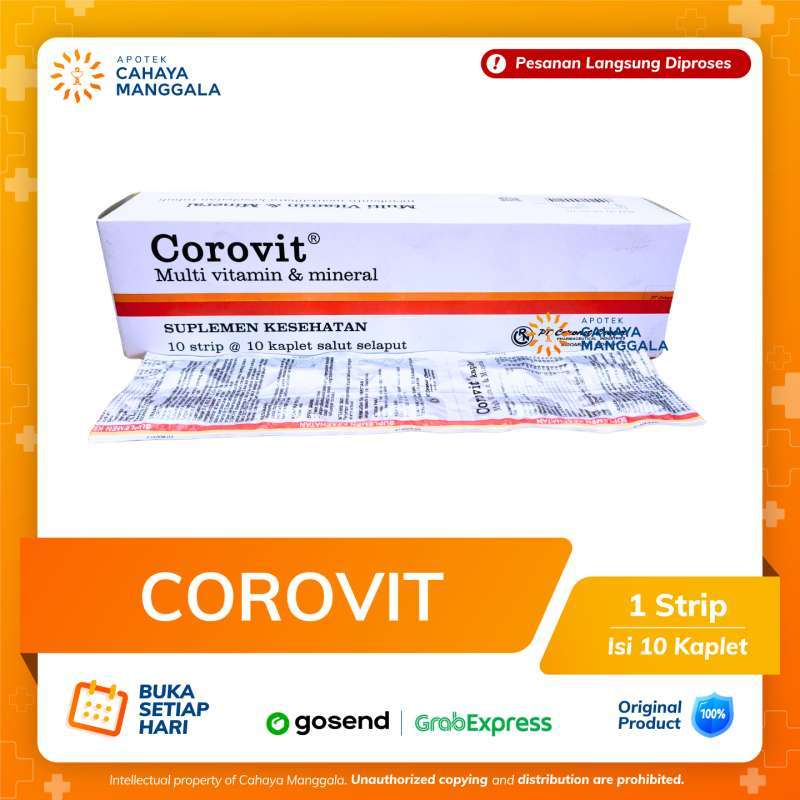 Corovit Multivitamin Lengkap Harga Terbaru April 2024 | Blibli